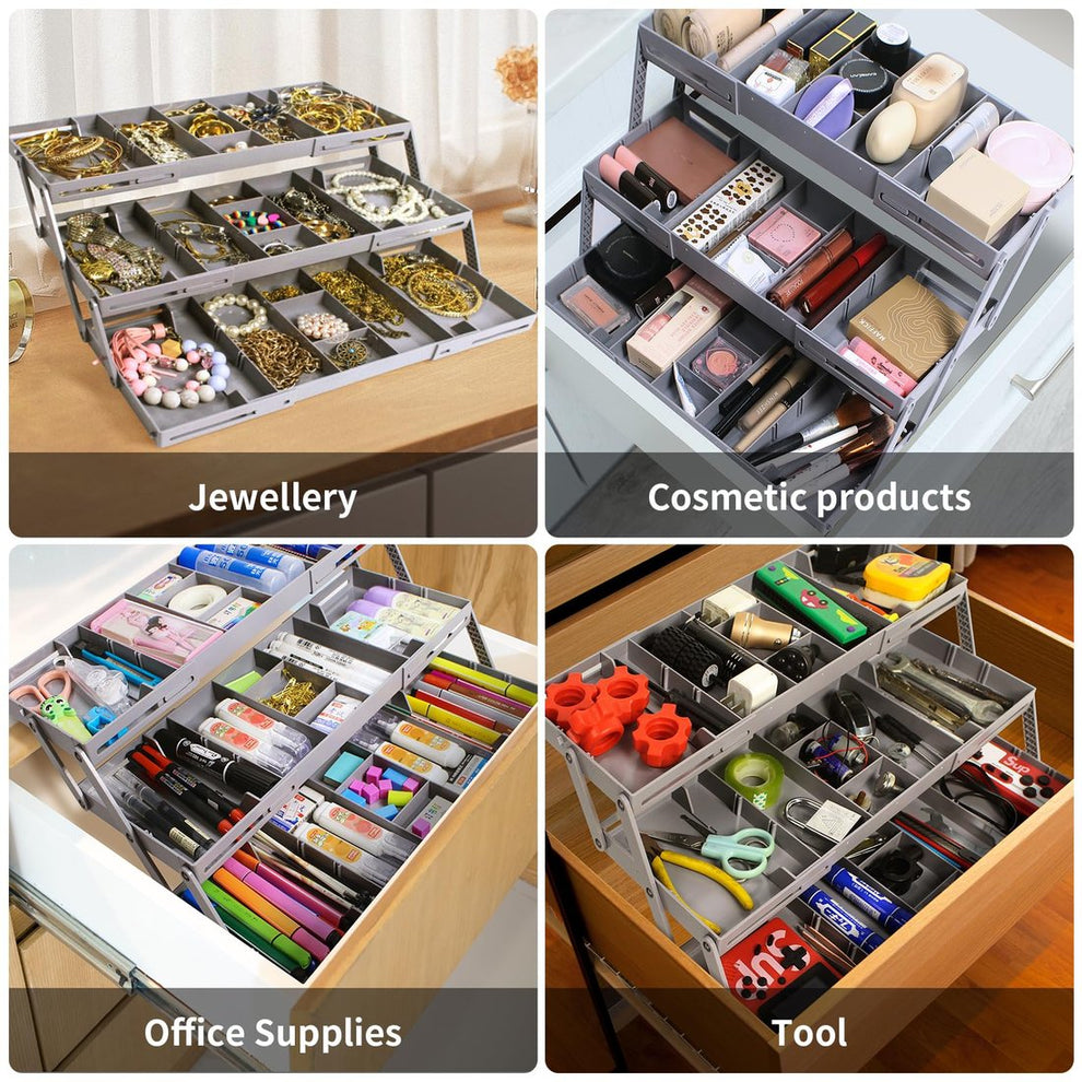 Last Day Promotion SAVE 49%🔥Multi-Level Expandable Smart Drawer Organi ...